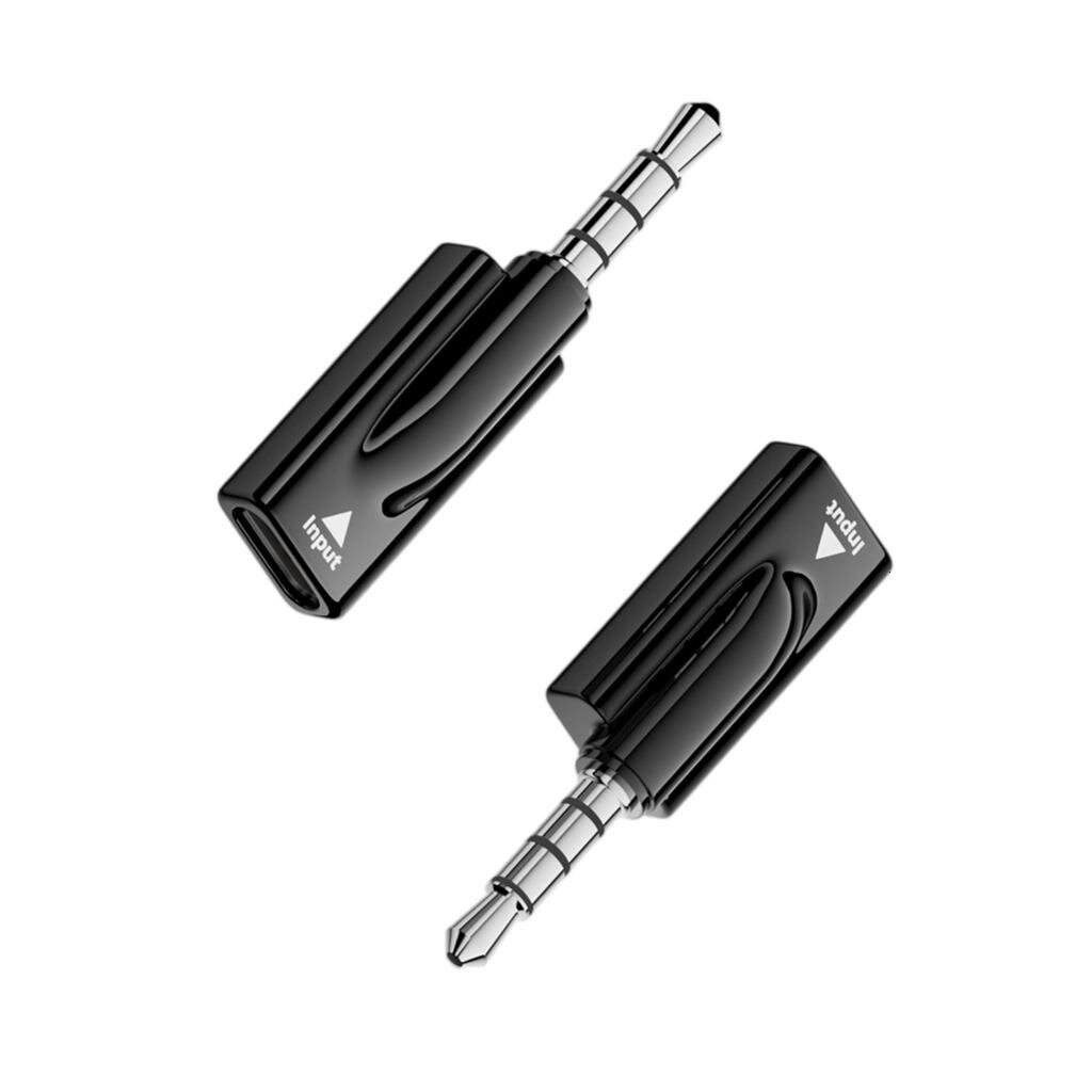 Адаптер 3,5 мм — USB-C для наушников, Чистый черный цвет