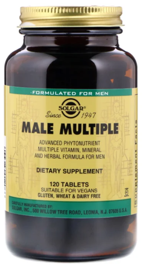 Solgar Male Multiple таб., 120 шт. — купить в интернет-магазине по ...