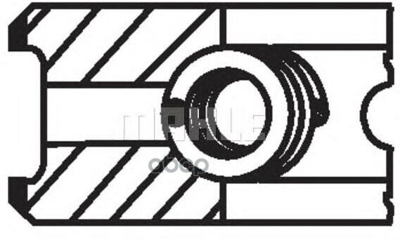 Кольца поршневые! d81x1.5x1.75x2 +0.5 (1) Audi A4/A6, VW Passat 1.8 96> Mahle/Knecht арт. 03316N2