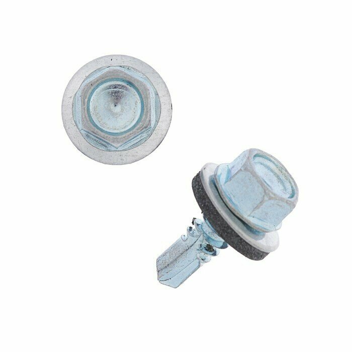 Саморезы кровельные с шайб, с рез. прокл, 6.3х19, 250 шт.