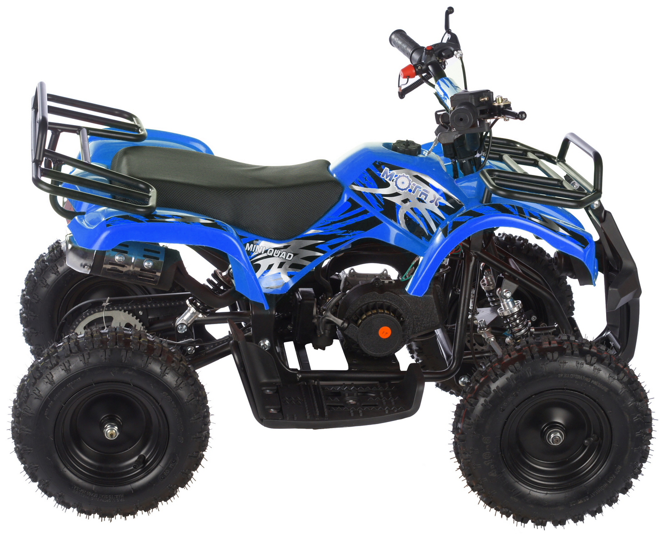 MOTAX Квадроцикл Mini Grizlik Х-16 Big Wheel 1000W, синий — купить в ...