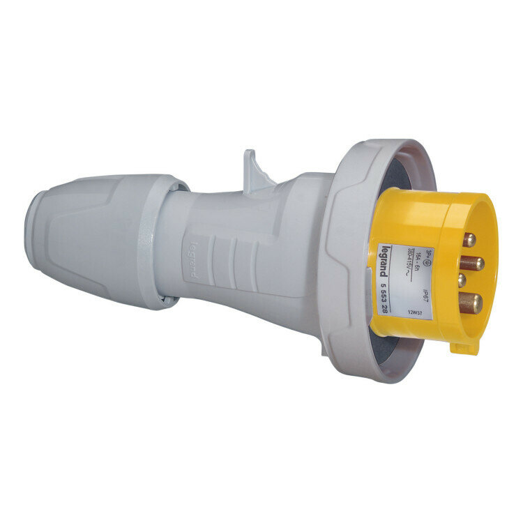 Вилка моб. 32А 2К+З 130В IP67