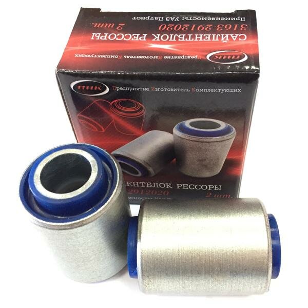 Сайлентблок рессоры УАЗ-3741,2206,3962,3163 Patriot (полиуретан) (кт. 2 шт) (ПИК)