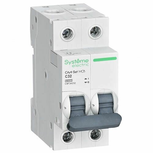 Автомат 2Р 32А C 4,5кА City9 Systeme Electric