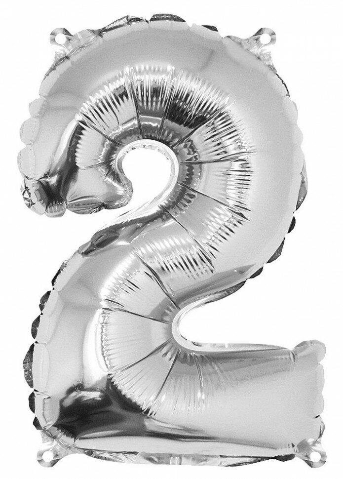 Rayher 87034606 Шар-цифра "2", 40 см