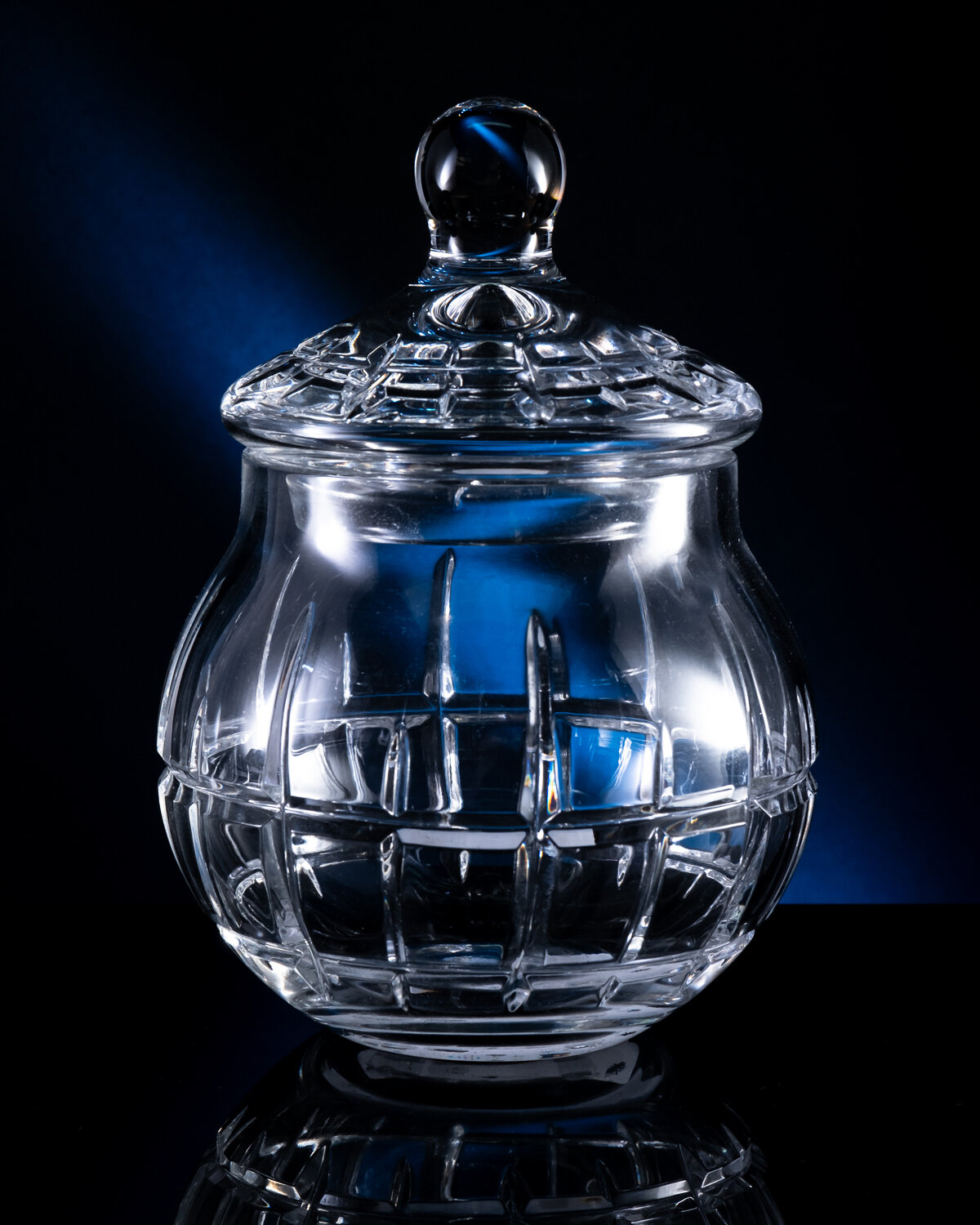 Ваза для конфет с крышкой(Хрусталь) 200136