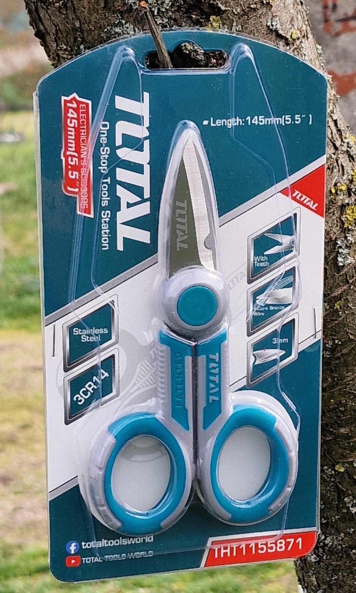 Ножницы электрика 145 мм TOTAL THT1155871