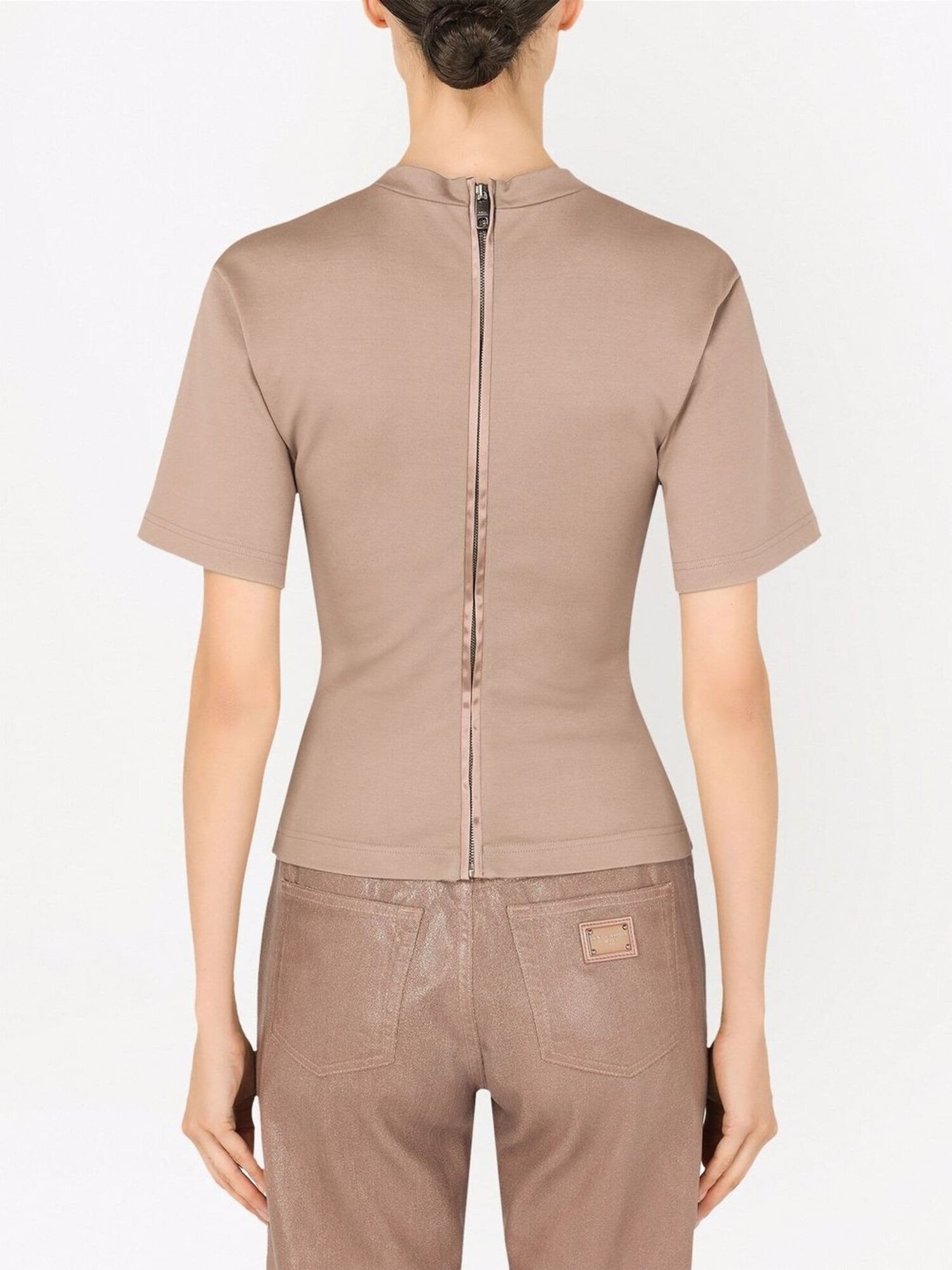 Футболка DOLCE & GABBANA, размер 48, brown — фото 1
