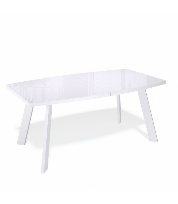Стол KENNER SL1600 белый/стекло белое глянец