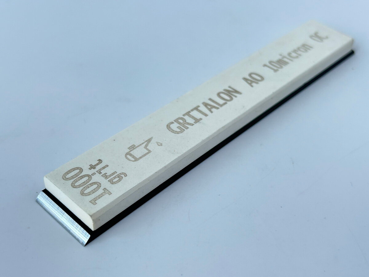 Камень GRITALON (AO) масляный 1000 Gr (25мм) для заточки ножей и ножниц. Точильный камень