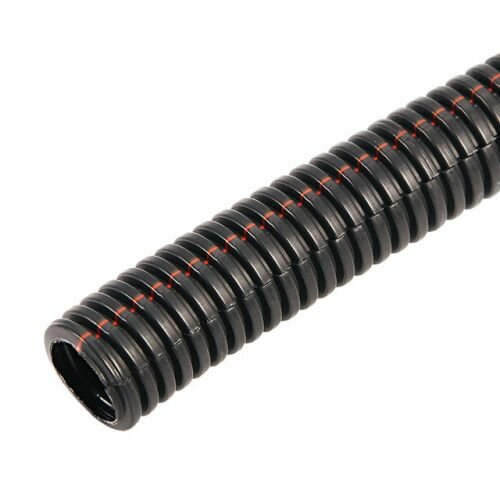 Трубa автомобильная гофрированная Dkc из ПП, внутр. диам. 9,8 мм, разрезная, негорючая (бухта 50 м)