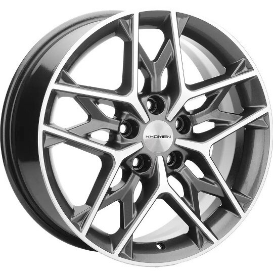Колесный диск Khomen KHW 1709 7x17 5*114.3 ET45 DIA60.1 Gray-FP