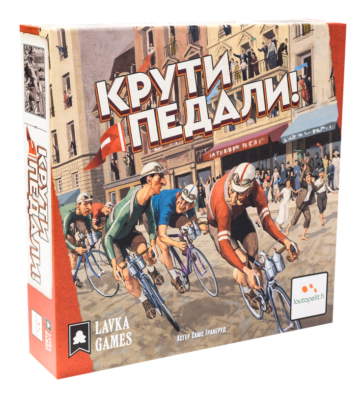 Настольная игра "Крути педали" Flamme rouge Русская версия, для 2-4 игроков, от 8 лет