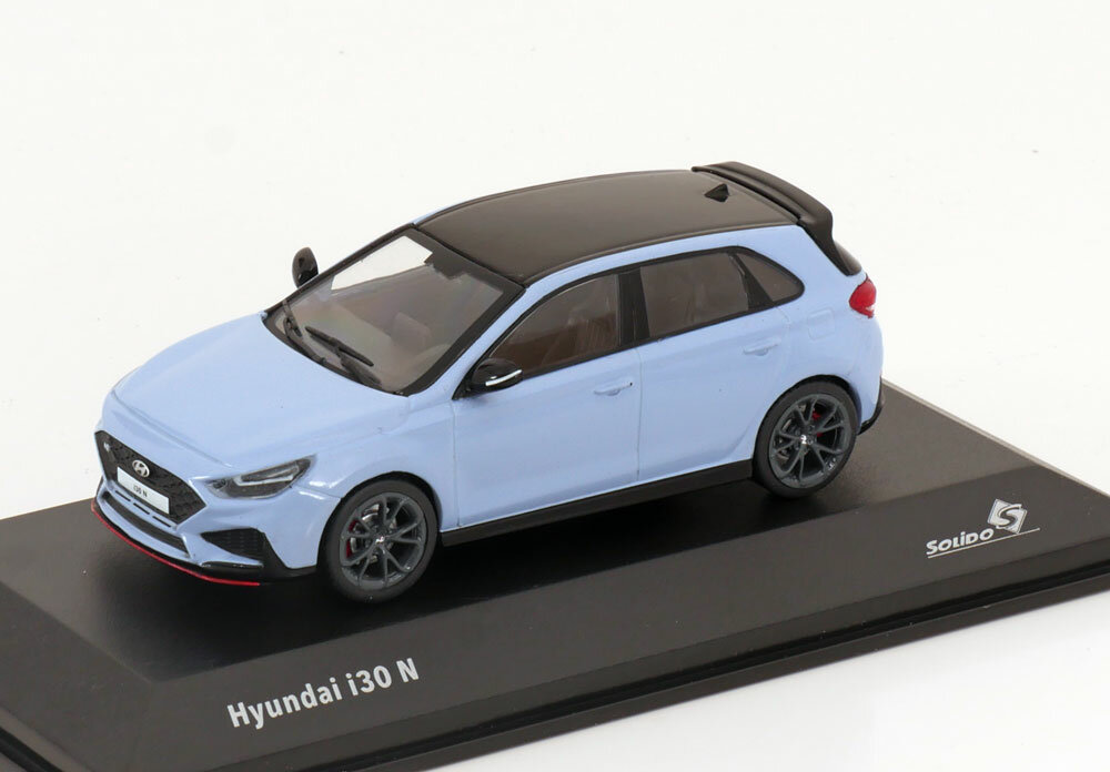 Модель коллекционная SOLIDO Hyundai I30 n 2022 lightblue