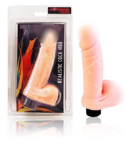 Фаллоимитатор с вибрацией REALISTIC COCK VIBE, Длина 155 мм Диаметр 33 мм