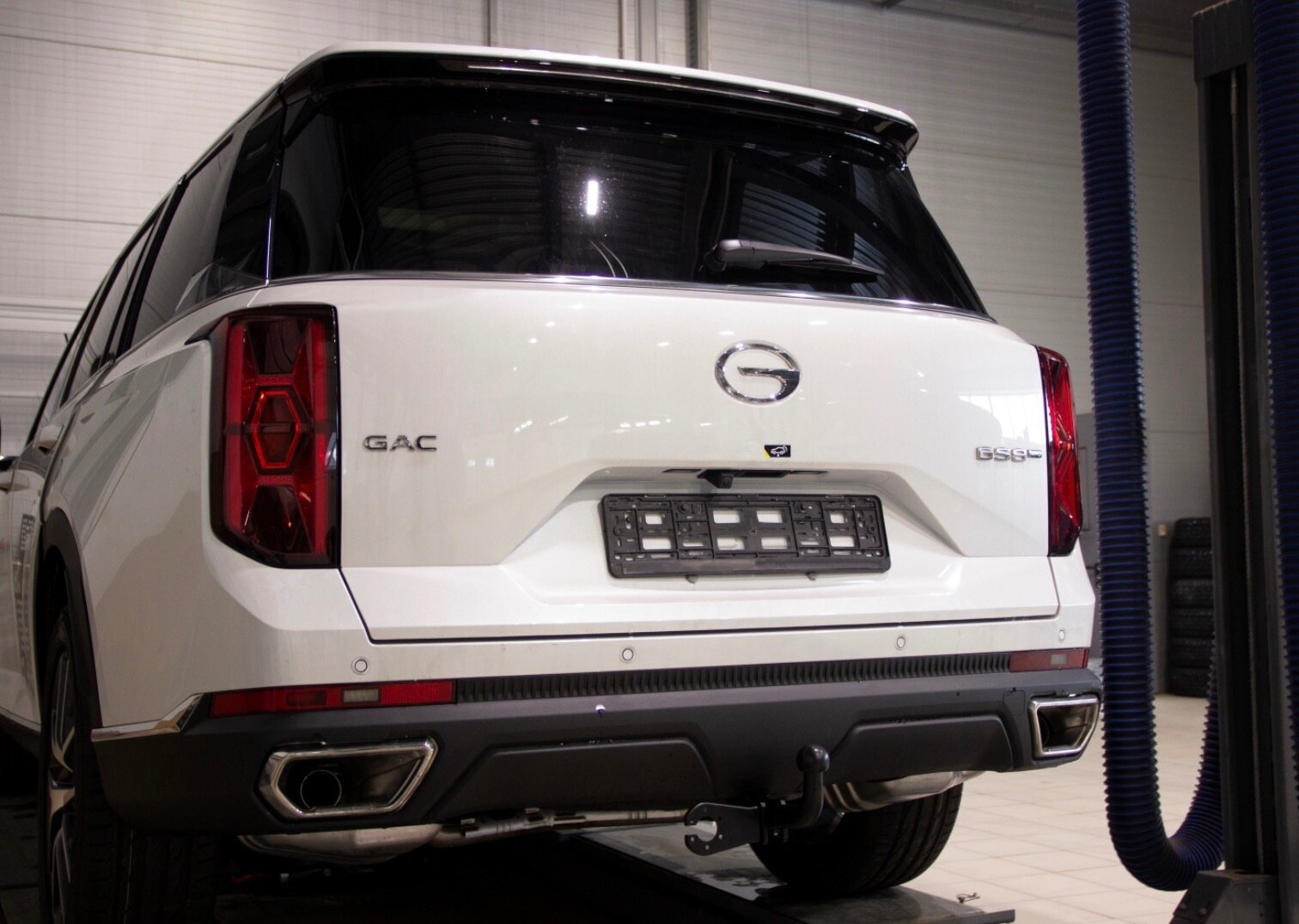 Фаркоп с электр. Smart, GAC GS8 2023-, шар A, 1300/75 кг. F.9011.001, Berg (паспорт, сертификат)