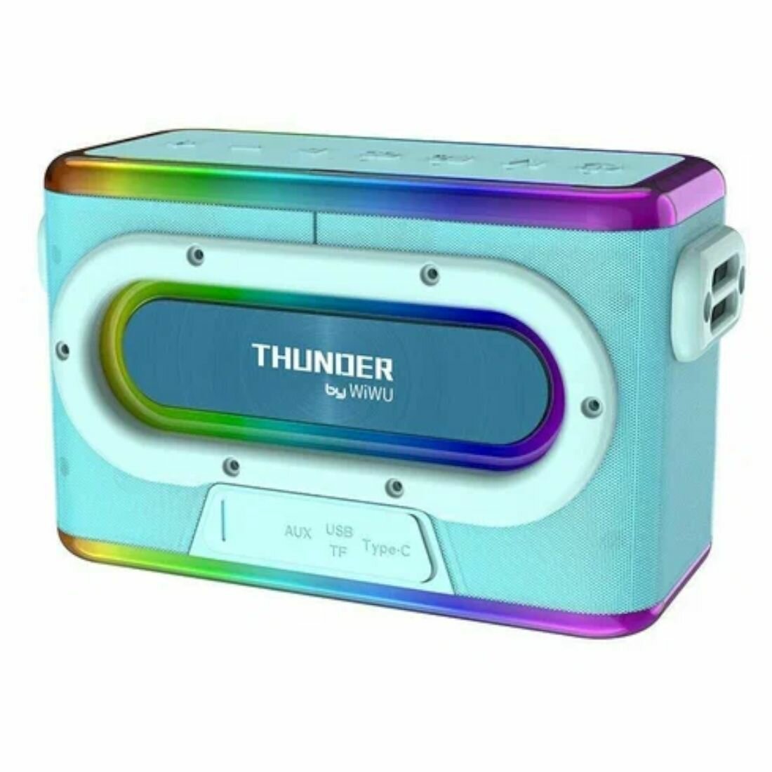 Bluetooth-колонка WiWU Thunder P18 (6000 мАh, 80 Вт, с 2 микрофонами) - Blue