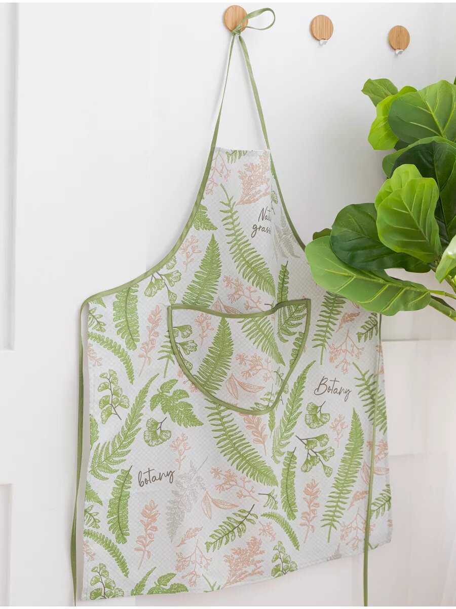 DOLLTALL / Фартук кухонный / Фартук с карманом / универсальный размер 42-54 / подарок для любимых женщин