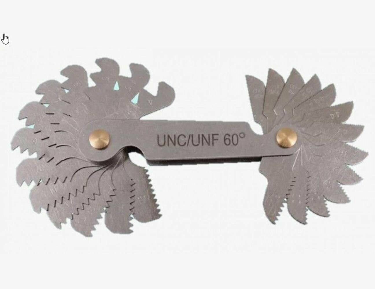 Резьбомер UNC/UNF 60 из 26шт.(шаблон резьбовой)