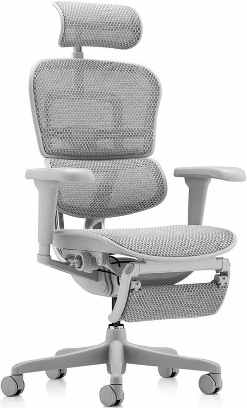 Эргономичное и ортопедическое кресло Falto Ergohuman 2 Ultra LT GY, с 4D-подлокотниками