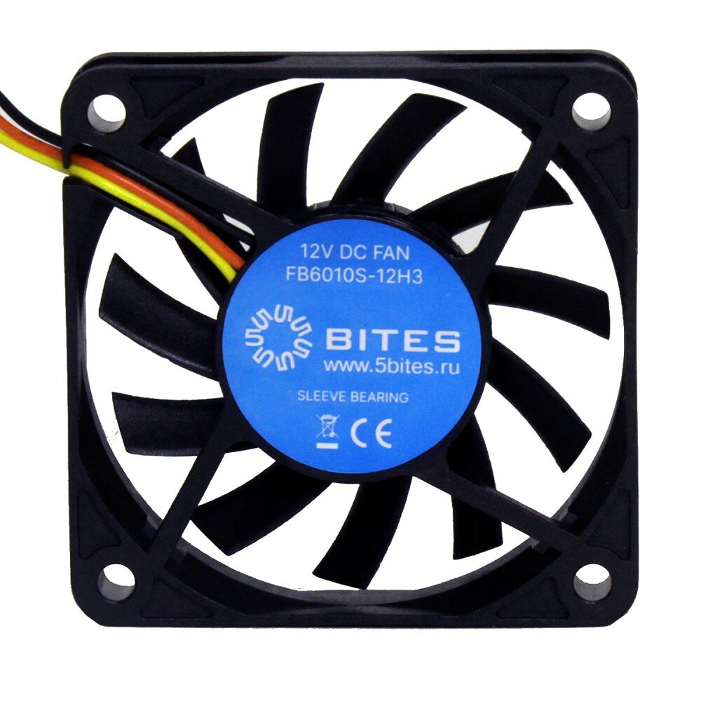 Корпусный вентилятор 5bites FB6010S-12H3 3200RPM 60 х 60 х 10 мм, 1 шт