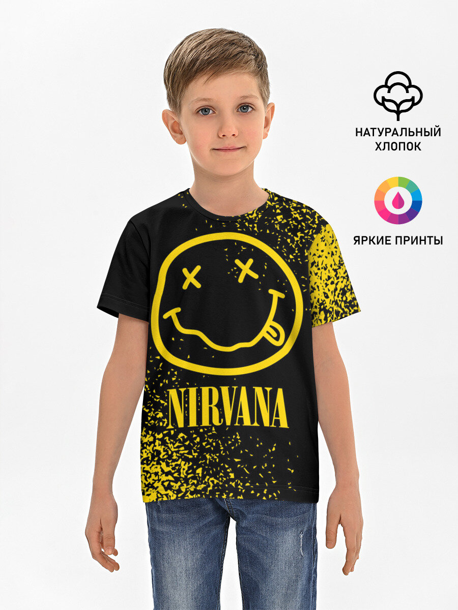 Футболка хлопковая детская NIRVANA / НИРВАНА