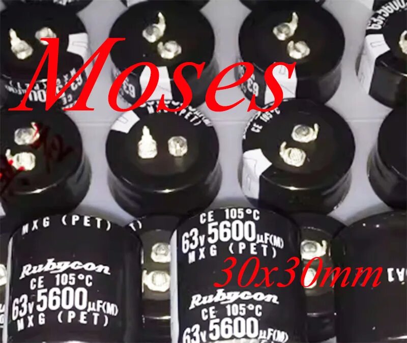 Электролитические конденсаторы MOSES ELI NCC 63v 5600uf 2pcs