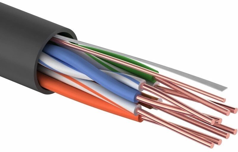 01-0045-3 / Кабель информационный PROCONNECT кат.5E, 305м, черный [01-0045-3]