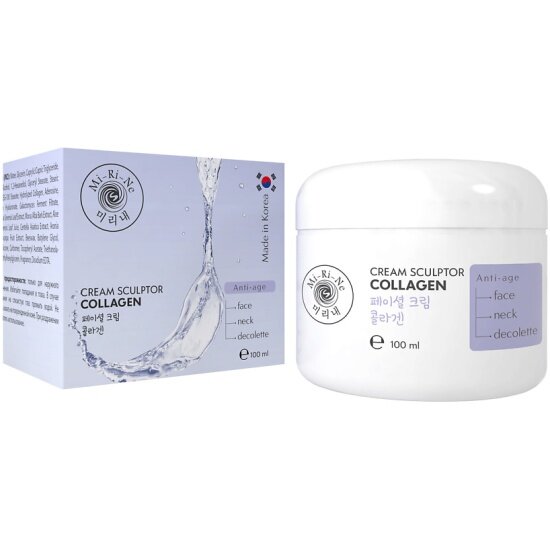 Крем-скульптор для лица, шеи и декольте Mi-ri-ne COLLAGEN омолаживающий 100 мл