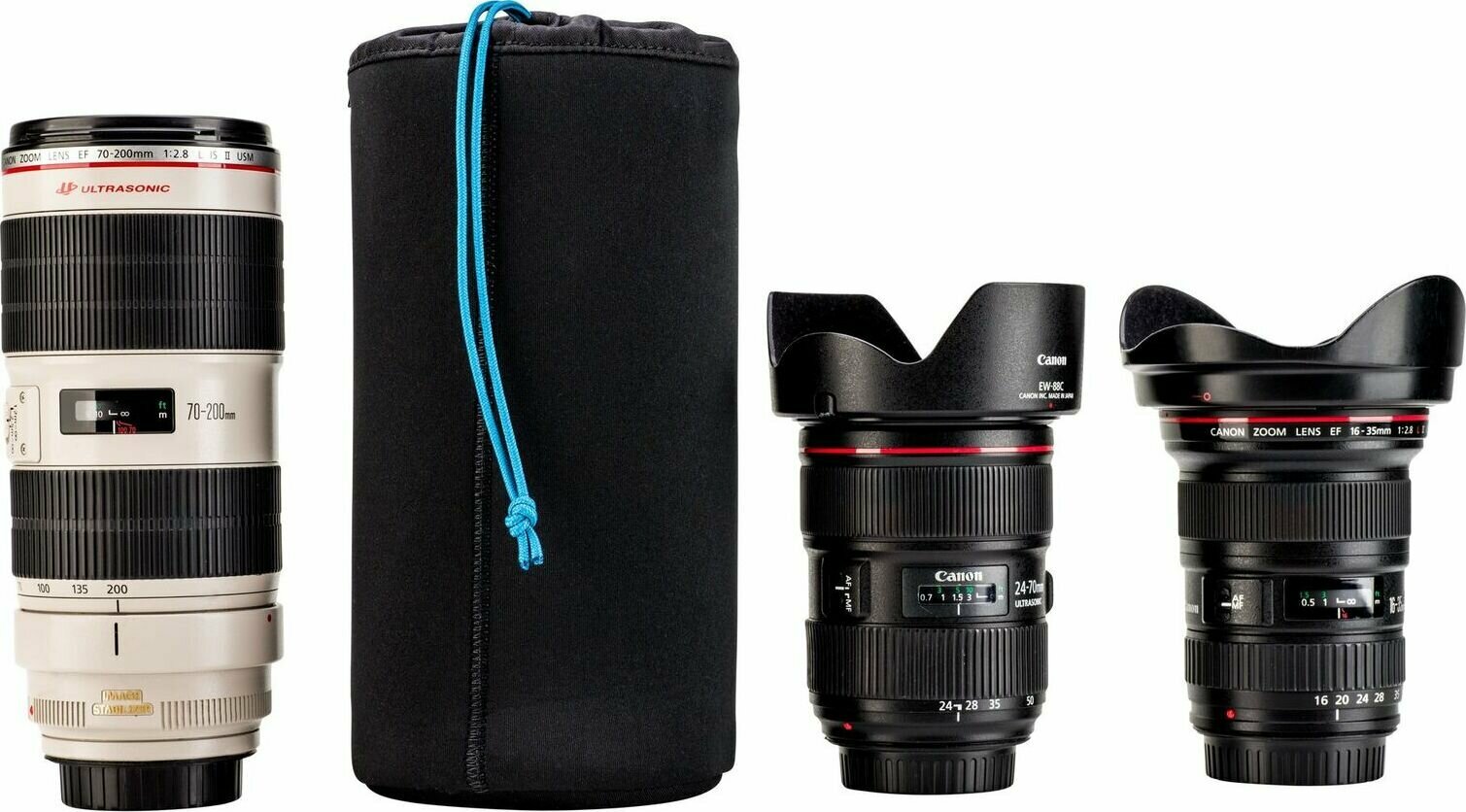 Чехол мягкий для объектива Tenba Tools Soft Lens Pouch 23x12, черный