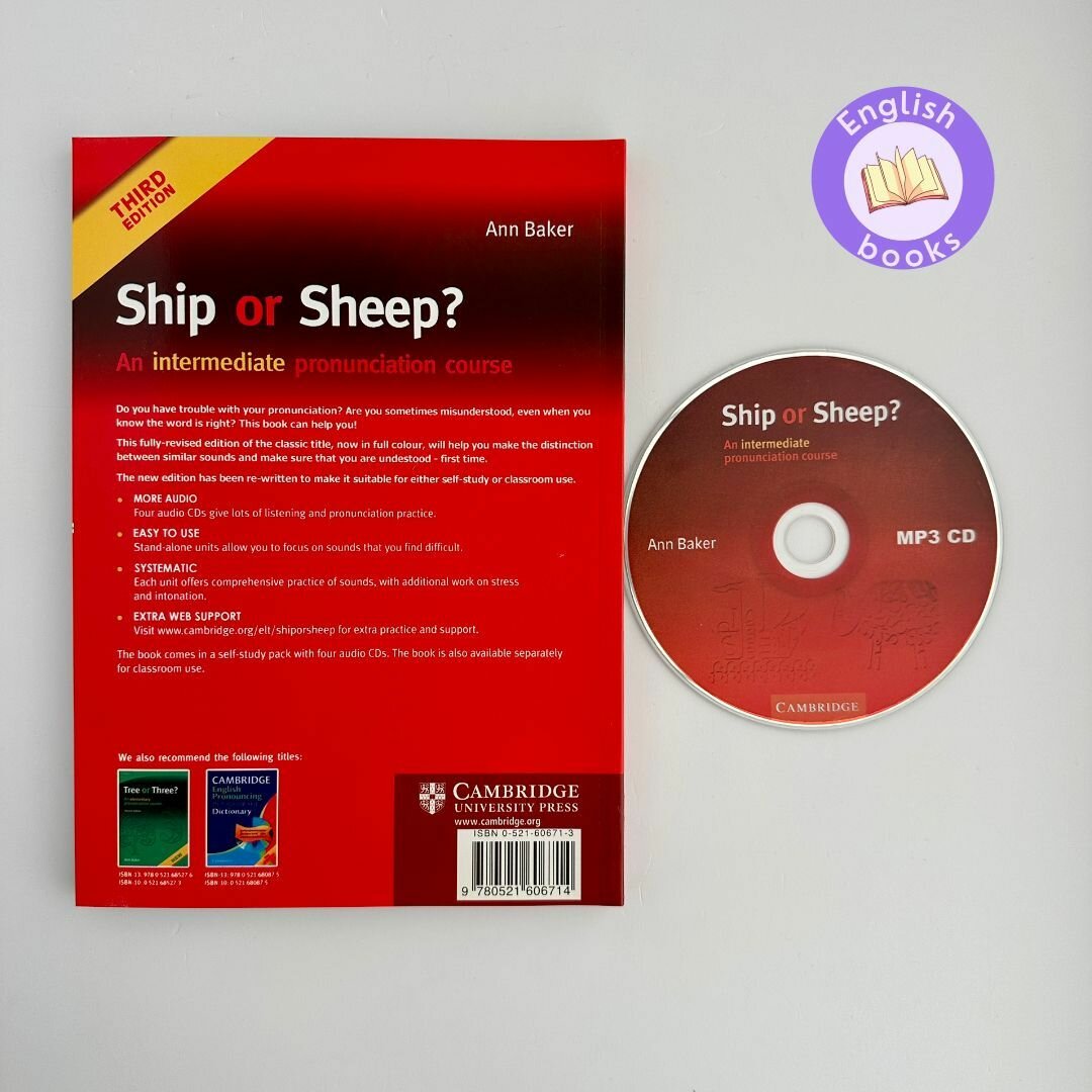 Ship or sheep? An intermediate pronunciation course, third edition + CD — фото 1