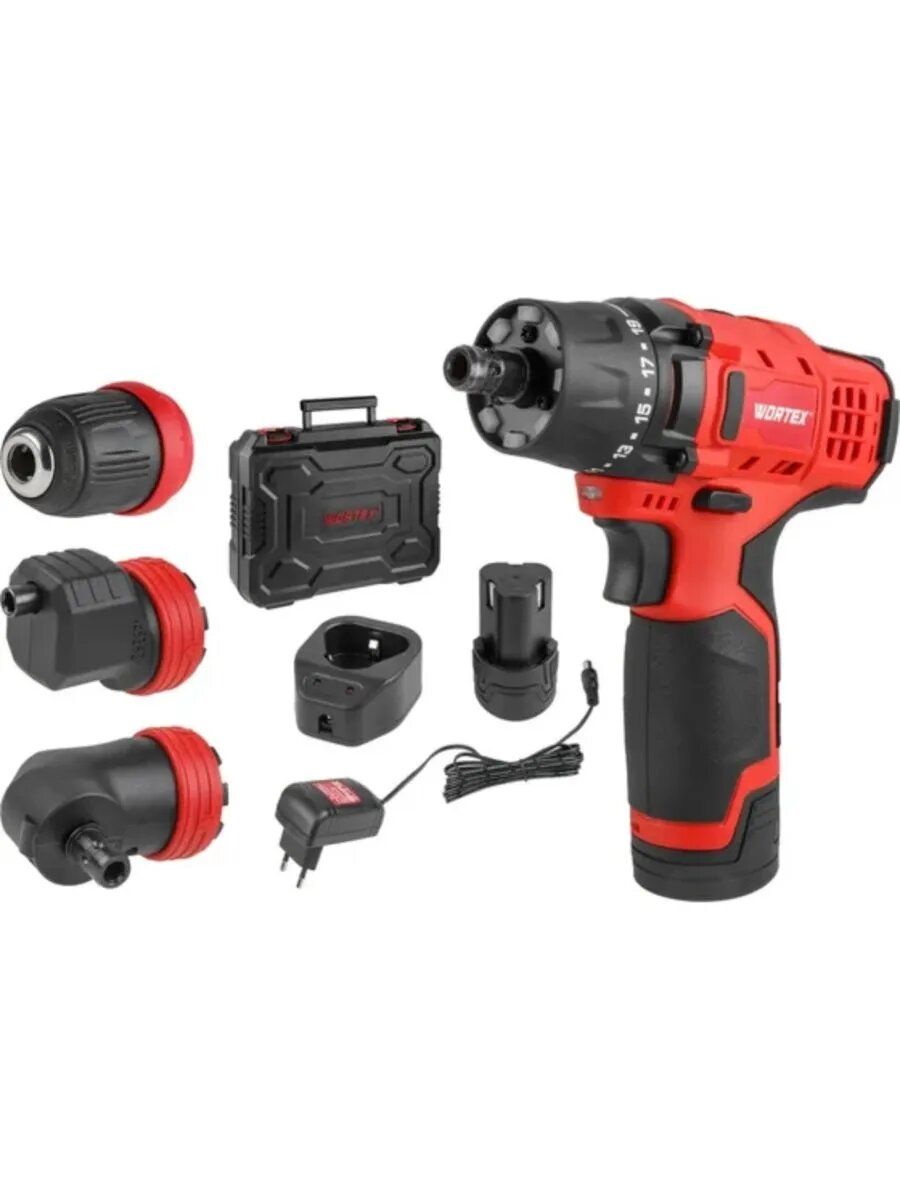 WORTEX Дрель-шуруповерт аккумуляторная 12 В BD 1215 LiSET 1326469