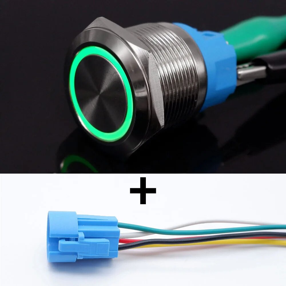 Металлический кнопочный переключатель PRONCH 16/19/22 мм