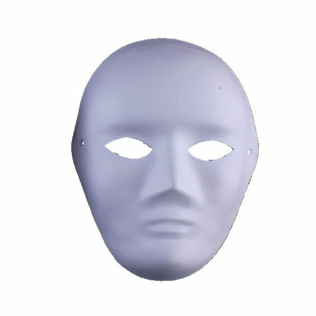 Белая маска для раскрашивания, - Самец