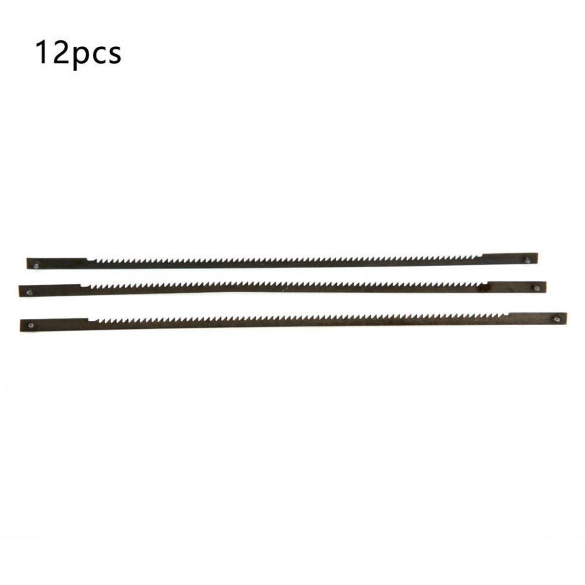 12 шт. лезвий для лобзика 18 зубьев из углеродистой стали возвратно-поступательное движение для резки дерева и металла