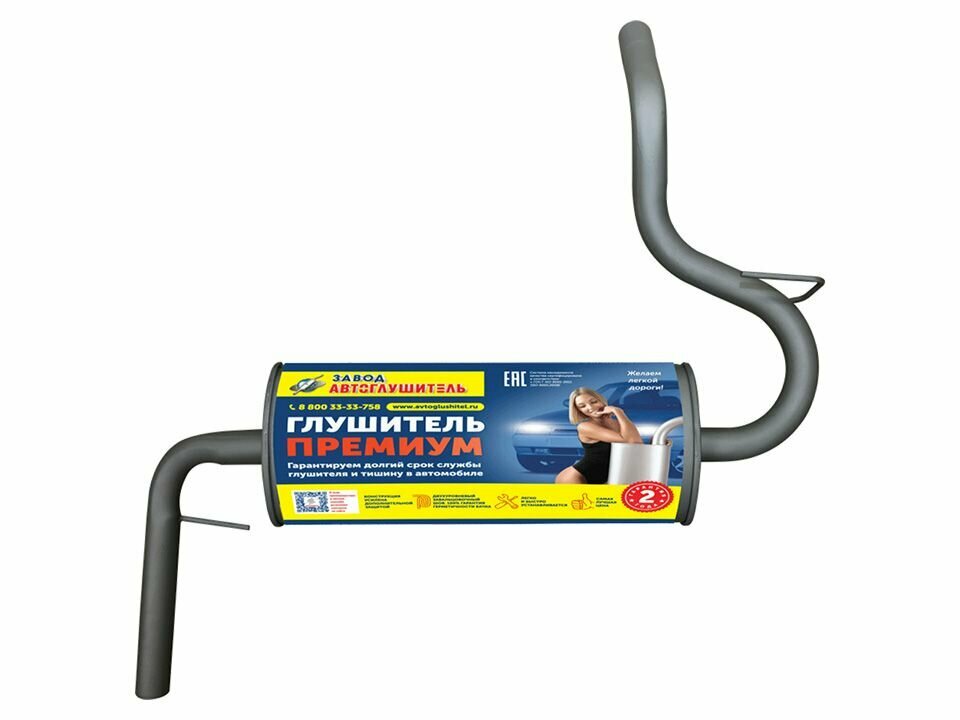 Глушитель основной 21213 214,2131 Автоглушитель премиум АК 21213-1200010 премиум