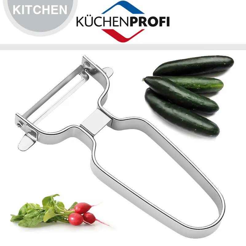 Овощечистка для овощей и фруктов от KÜCHENPROFI, длина 12,1 см, нержавеющая сталь