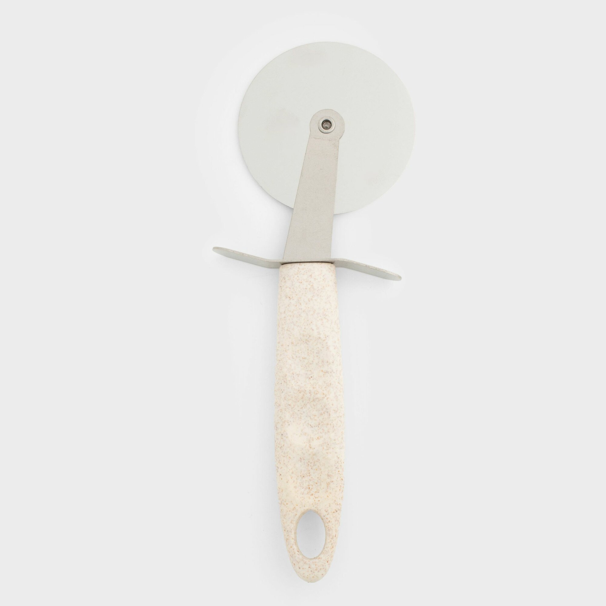 Нож для пиццы, 20 см, сталь/пластик, молочный, Regular, Kuchenland