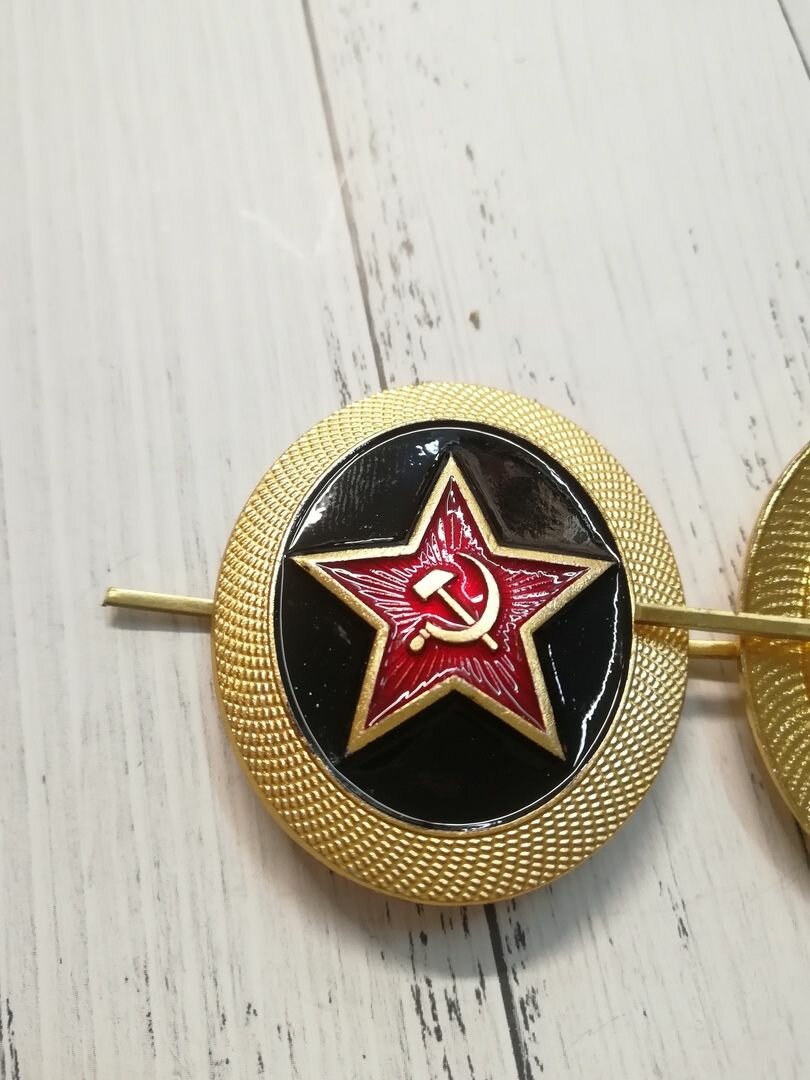 Кокарда Морская пехота СССР, 46х40 (новодел)