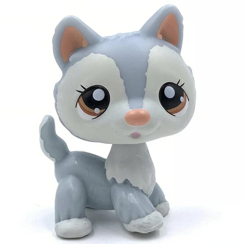 Littlest Pet Shop кошка, серый, цвет 1930