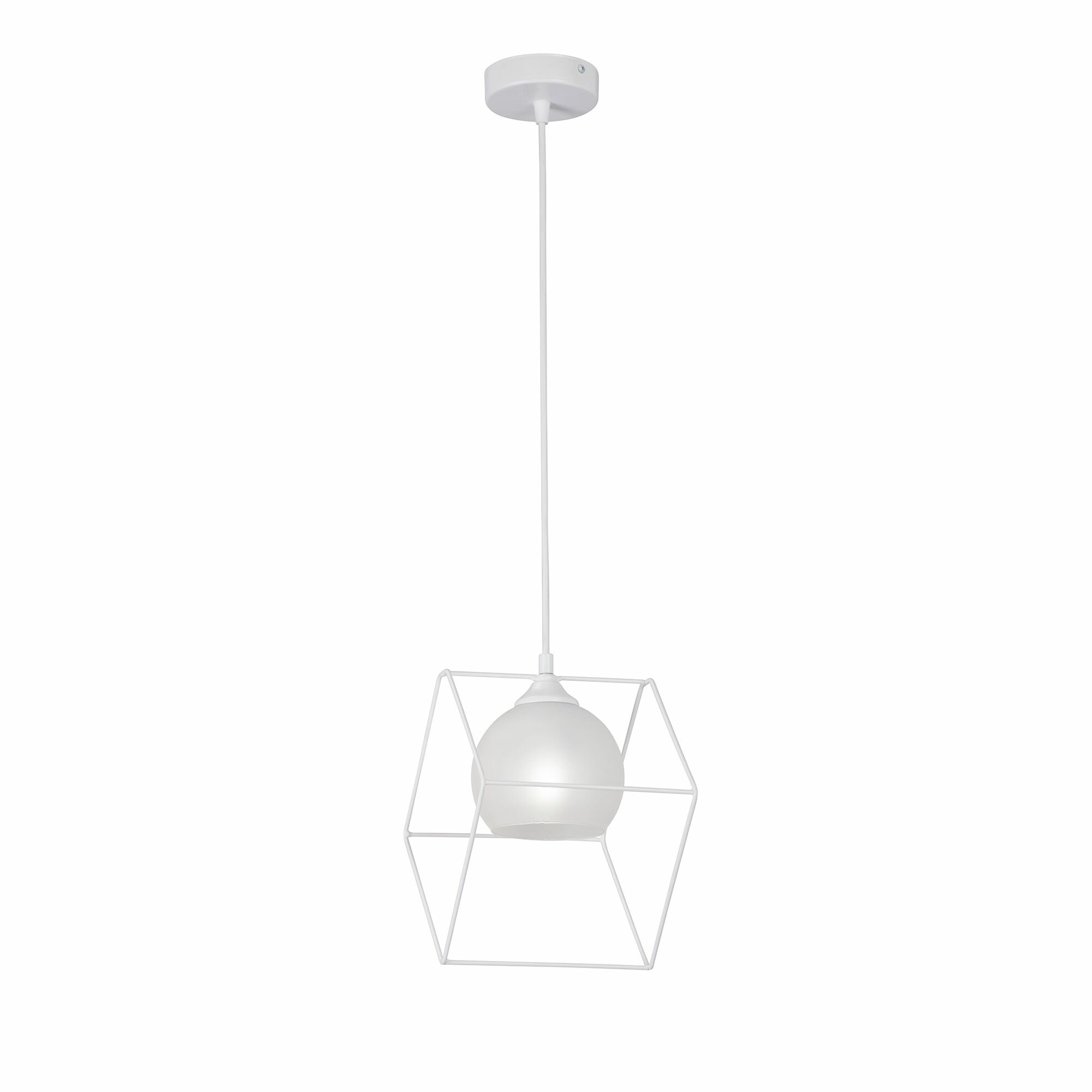 Люстра Vitaluce V3789-0/1S, цоколь E14, мощность 40 Вт, стиль лофт, белая