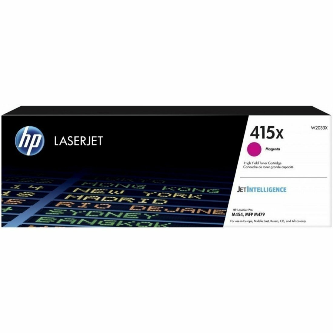 Картридж лазерный HP 415X W2033X пурпурный (6000стр.) для LJ M454/MFP M479