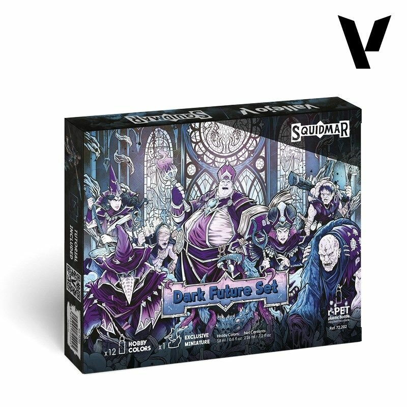 Набор красок Dark Future Set by Squidmar Miniatures Vallejo 72202