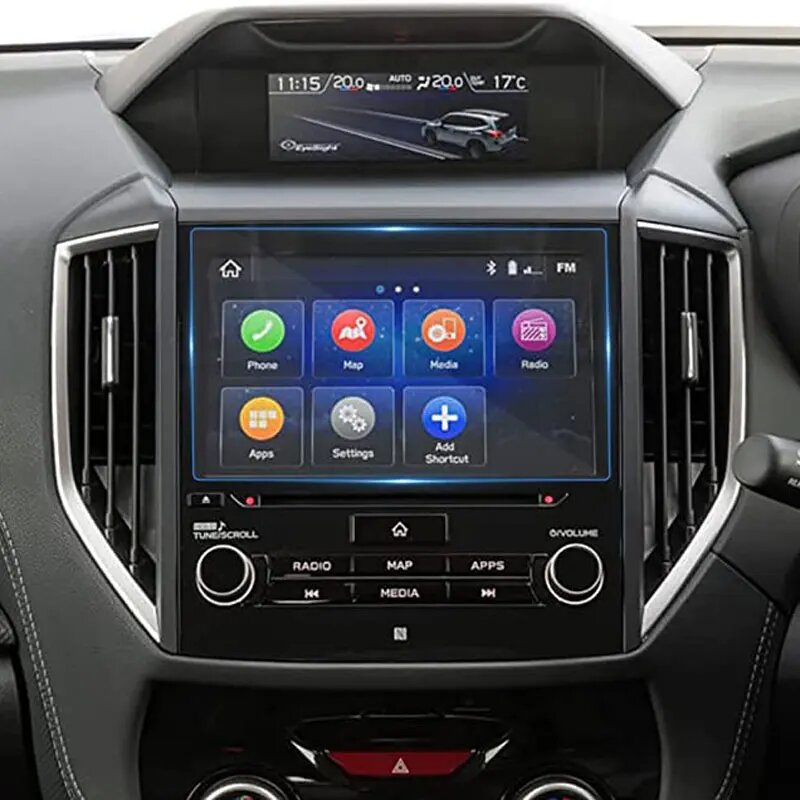 8-дюймовая автомобильная GPS-навигация, закаленное стекло, защитная пленка для Subaru Impreza Crosstrek Forester 2019 2020 2021 2022, центральный экран