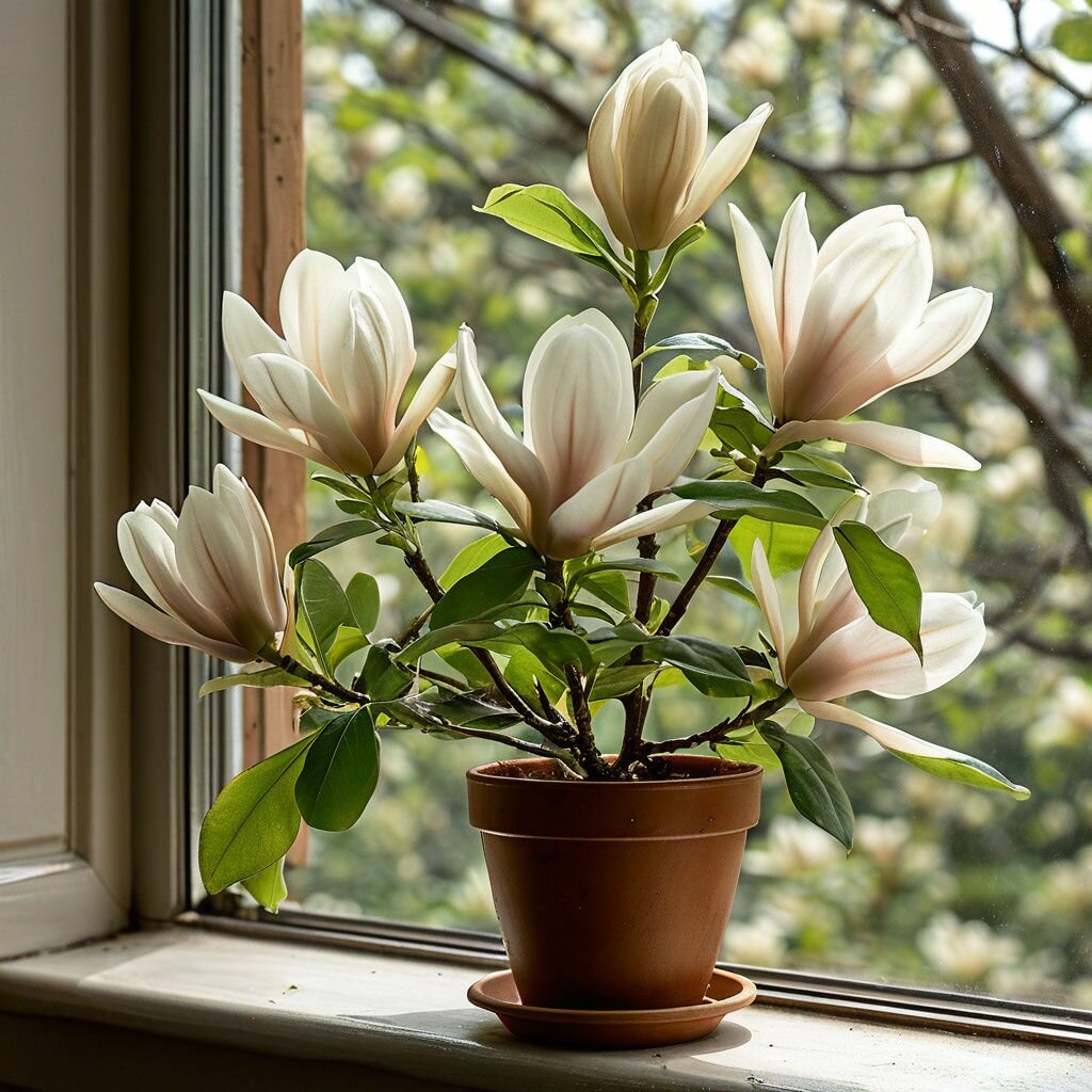 Магнолия Альба, Михелия, бело-кремовая, семена