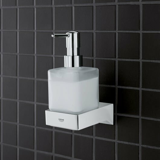 Держатель для стакана, мыльницы и дозатора Grohe Selection Cube 40865000 хром — фото 1
