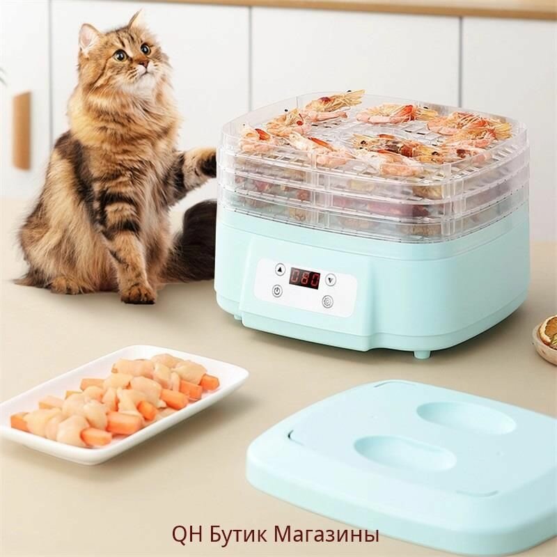 Высокоэффективный Домашний Лиофилизатор на 6 Поддонов: Для Конфет, Закусок, с Регулировкой Времени и Температуры (110V)