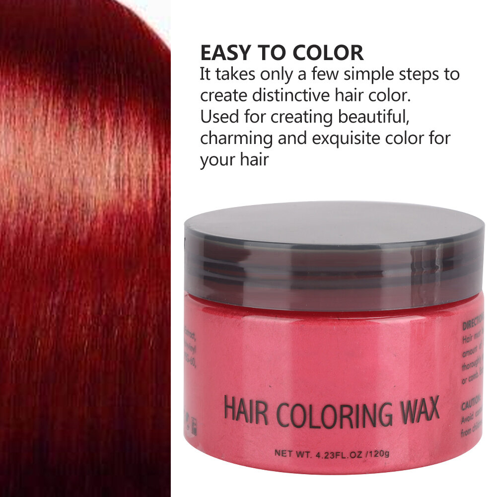 Краска для волос: Экологичная глина для окрашивания волос с длительным ярким цветом - мягкое окрашивание без раздражения кожи для модных стилей