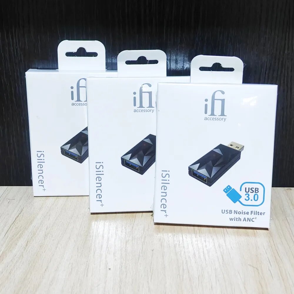 IFi iSilencer+ USB-C to USB-A сигнал сбалансированной мощности очищающий фильтр активно удаляет фоновый шумовой сигнал джиттер SuperSpeed передачи
