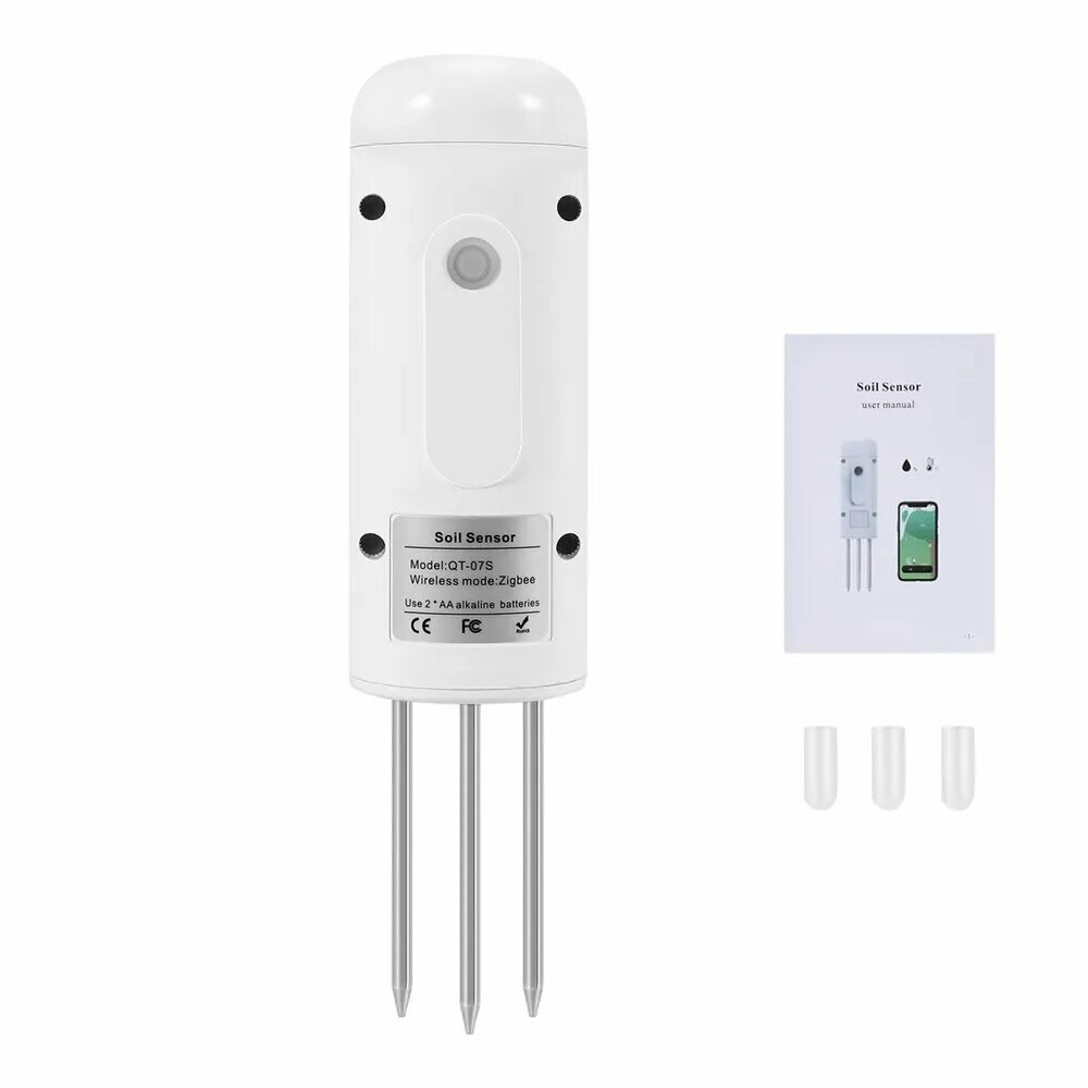 Tuya Zigbee Беспроводной измеритель влажности почвы Тестер температуры и Монитор растений IP67 Водонепроницаемый детектор для сада